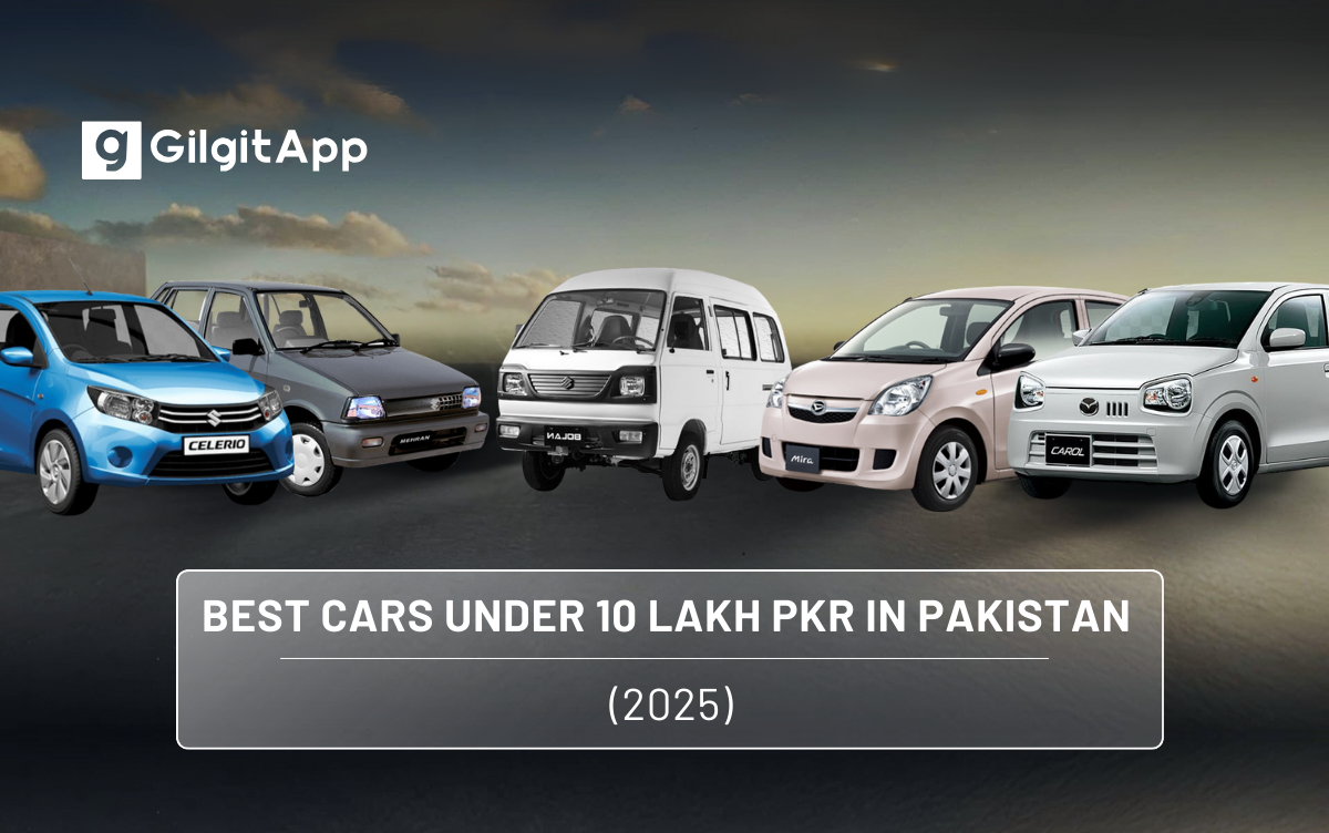 Best Cars Under 10 Lakh PKR in Pakistan (2025)